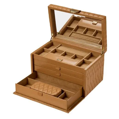 Wolf Lauren Jewelry Box - Caramel