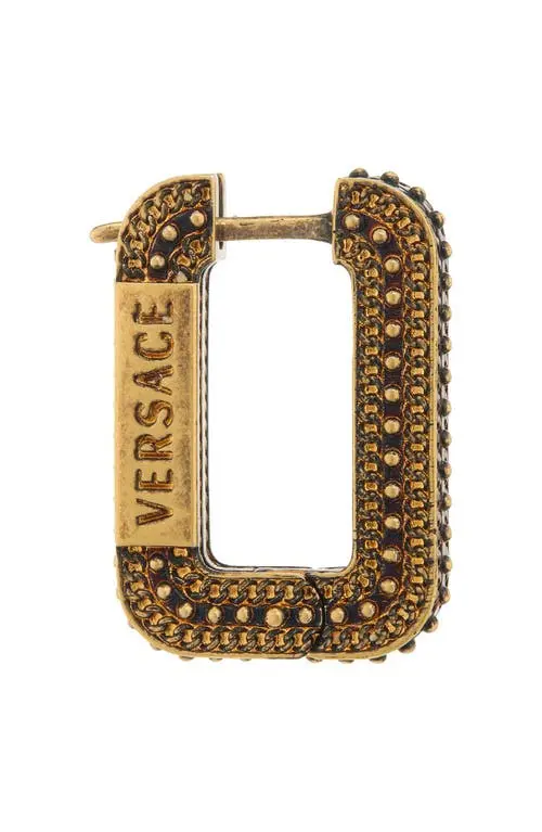 Versace Axis Hoop Earrings