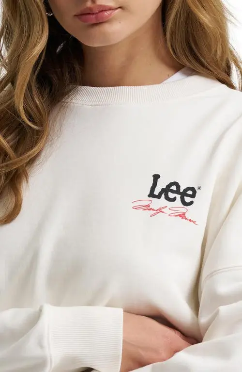 LEEM X Marilyn Monroe Graphic Crewneck Sweatshirt