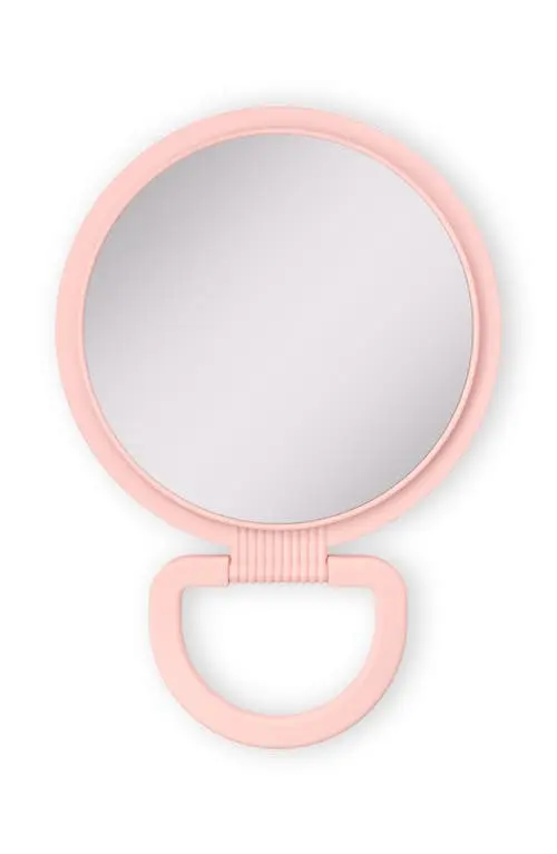 ZADRO Dual-sided Hanging Handheld Mirror In Soft-touch - Soft Touch Pink