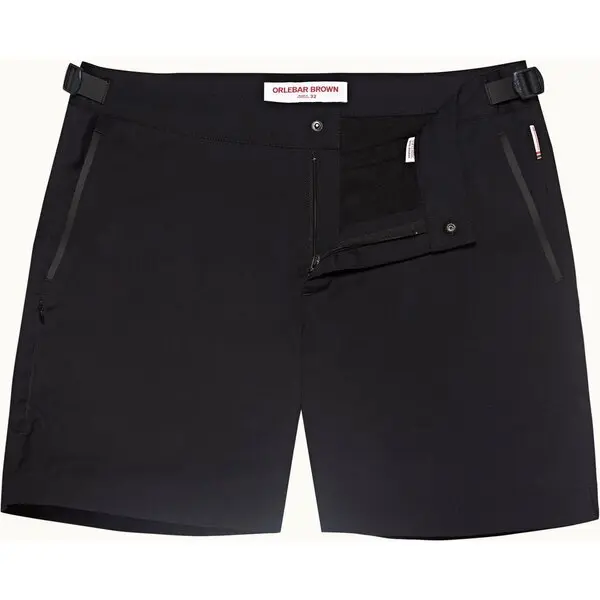 Orlebar Brown Bulldog Bonded Mid-length Classic Fit Swim Shorts - Night Iris