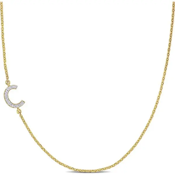 JULIANNA B. 14k Yellow Gold Diamond Necklace - C