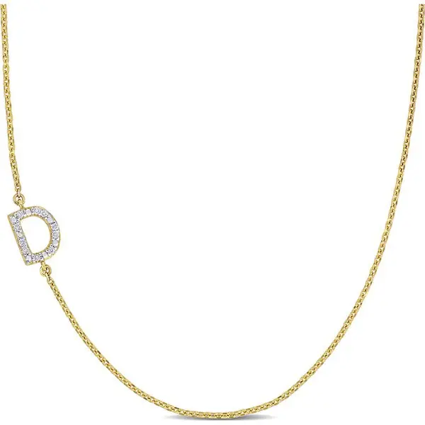 JULIANNA B. 14k Yellow Gold Diamond Necklace - D
