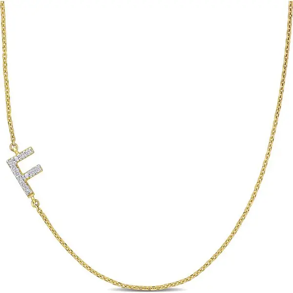 JULIANNA B. 14k Yellow Gold Diamond Necklace - F