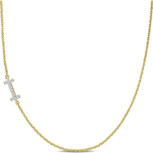 JULIANNA B. 14k Yellow Gold Diamond Necklace - I