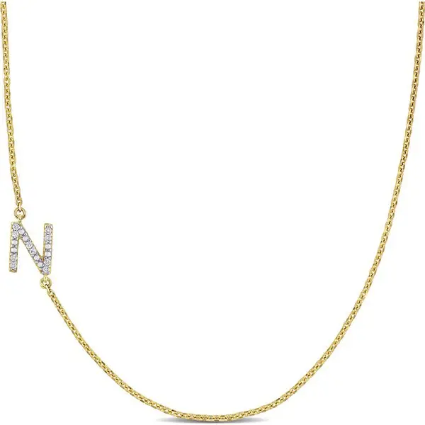 JULIANNA B. 14k Yellow Gold Diamond Necklace - N