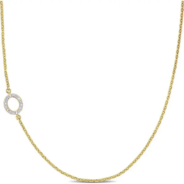 JULIANNA B. 14k Yellow Gold Diamond Necklace - O