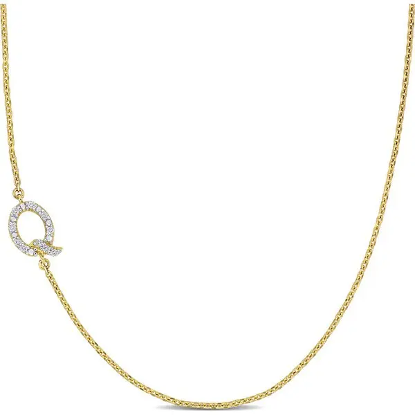 JULIANNA B. 14k Yellow Gold Diamond Necklace - Q