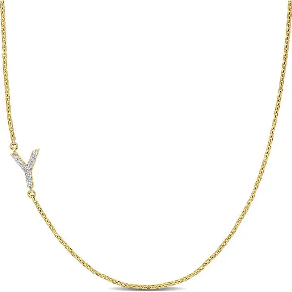 JULIANNA B. 14k Yellow Gold Diamond Necklace - Y