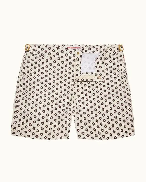 Orlebar Brown Bulldog Swim Shorts - Latte/damson