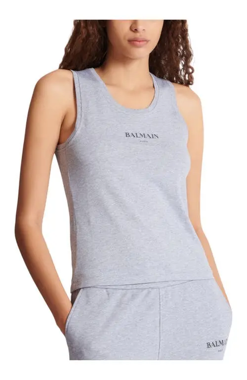 Balmain Tank Top With Print
