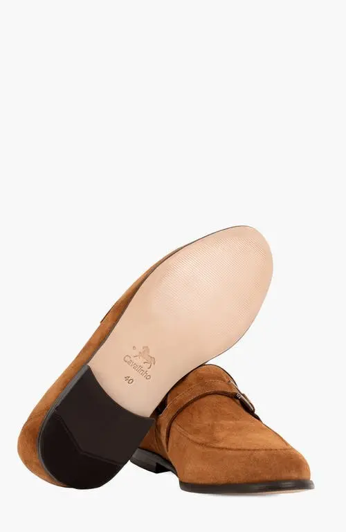CAVALINHO Heritage Pointed Toe Suede Loafers