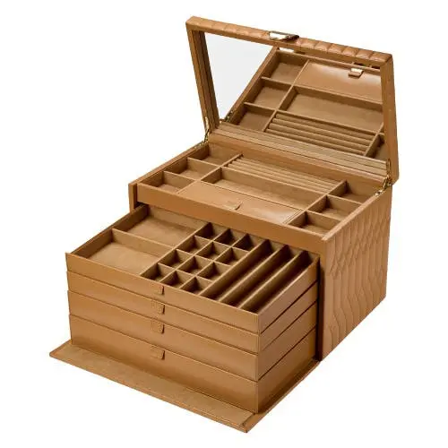Wolf Lauren Extra Large Jewelry Box - Caramel