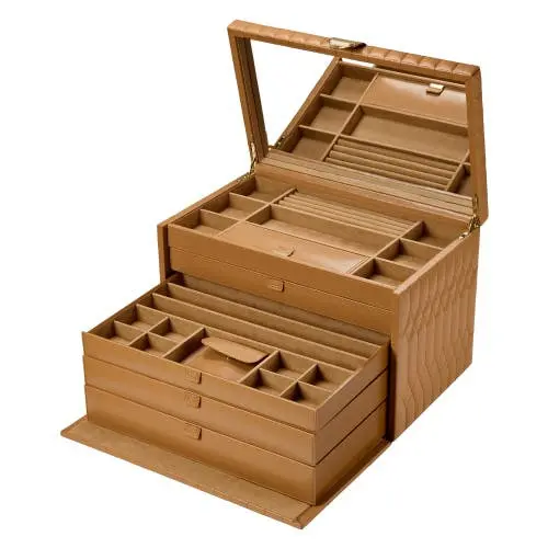 Wolf Lauren Extra Large Jewelry Box - Caramel