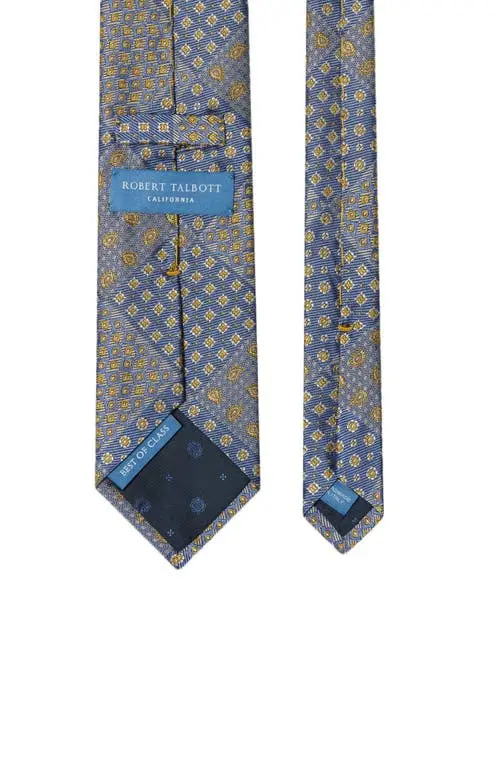 Robert Talbott Robert Patchwork Best Of Class Necktie - Blue Multi