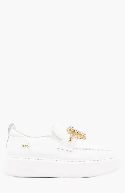 CAVALINHO Fall In Love Leather Loafers - Beige/white