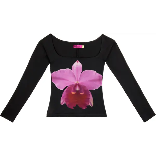 TYLER MCGILLIVARY Long Sleeve Modal Jersey Top - Orchid