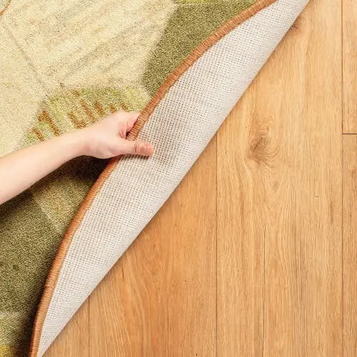 KAPLAN EARLY LEARNING COMPANY Sense Of Place Round Carpet5 - Green