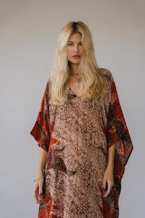 SUN CHILD Long Caftan Alix