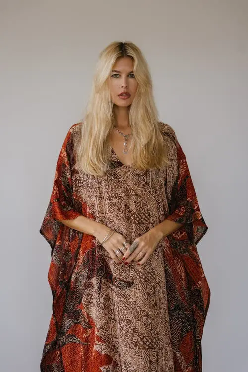 SUN CHILD Long Caftan Alix