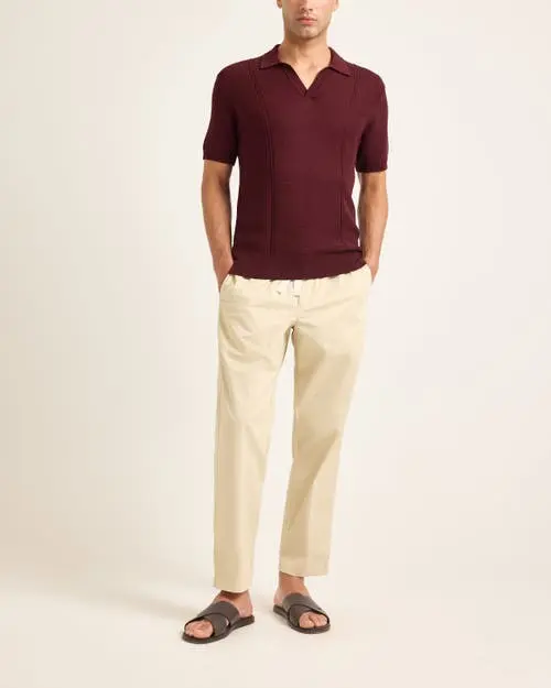 Orlebar Brown Horton Pique Tailored-fit Polo Shirt - Damson