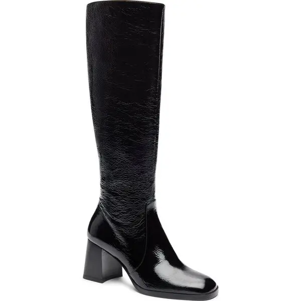 STUART WEITZMAN Vera Knee High Boot - Black