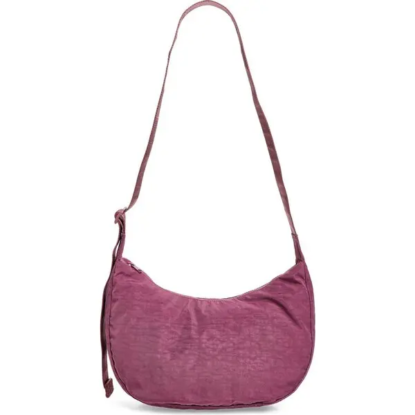 Baggu Medium Crescent Recycled Nylon Crossbody Bag