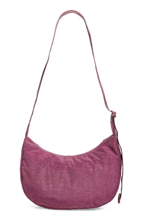 Baggu Medium Crescent Recycled Nylon Crossbody Bag