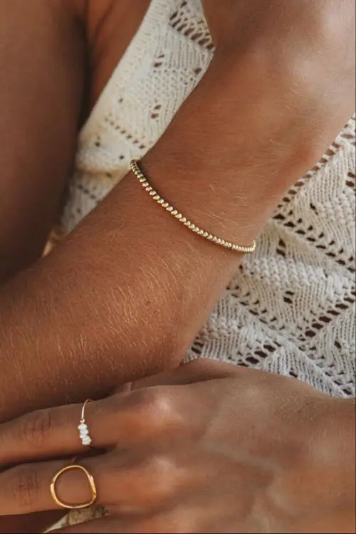 ATOLEA Beaded Bracelet - Gold