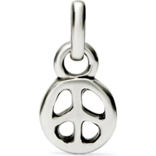 UNODE50 Charm With A Peace Symbol - Silver