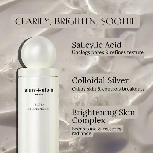 ELVIS+ELVIN Purity Cleansing Gelsalicylic Acid & Colloidal Silver