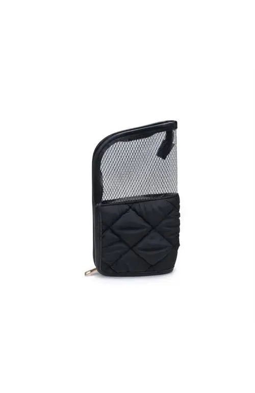 URBAN ESSENTIALS Makeup Mvpquilted Nylon Brush Holder - Black