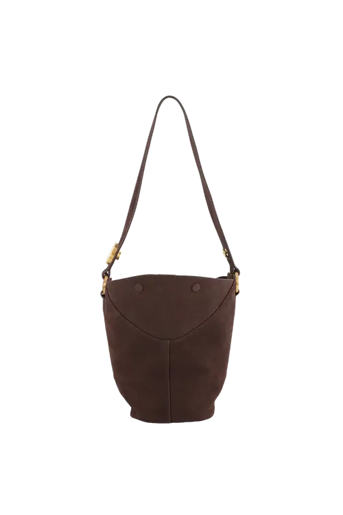 ESTHERA Estera 9pm Maxi Bag In Suede Nubuck