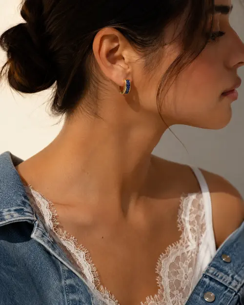 IVY & PEARL CO. Riviera Enamel Hoops