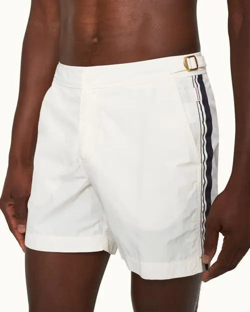Orlebar Brown Tailored-fit Swim Shorts - White Sand