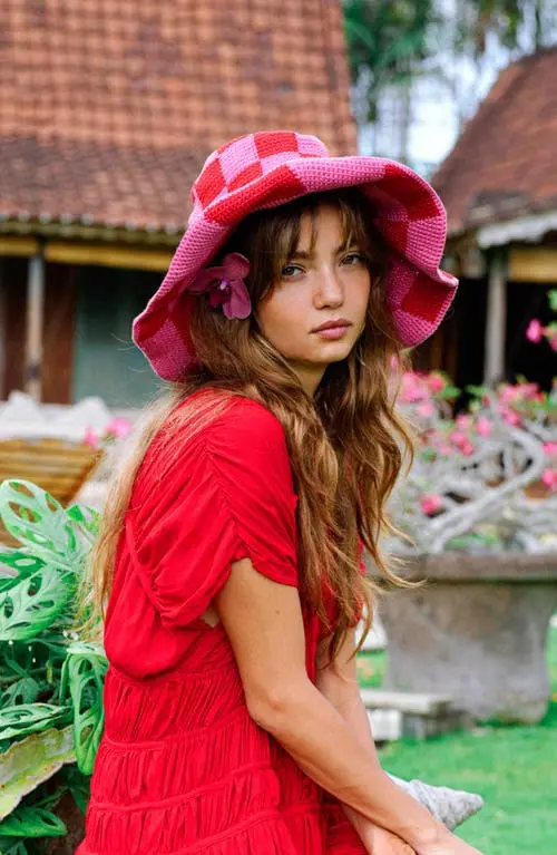BRUNNA.CO The Shilo Checke Crochet Hat