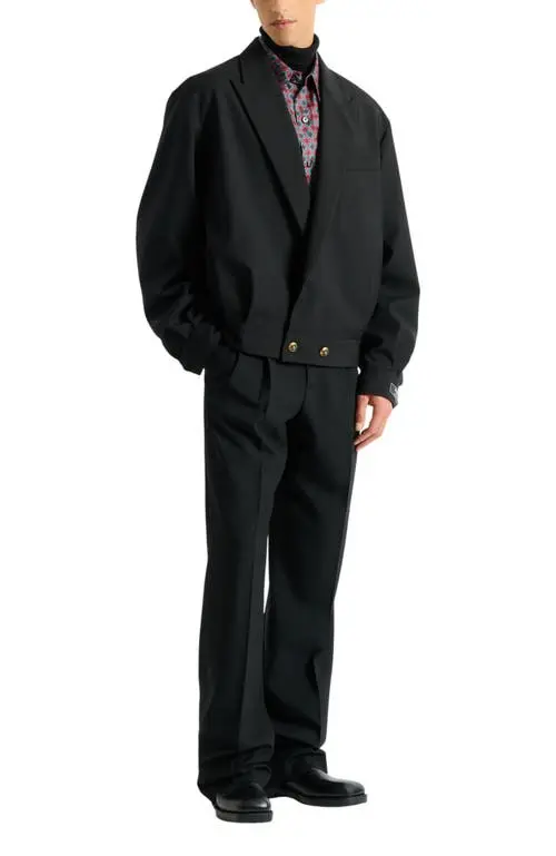 Balmain Wool 2-button Jacket - Black