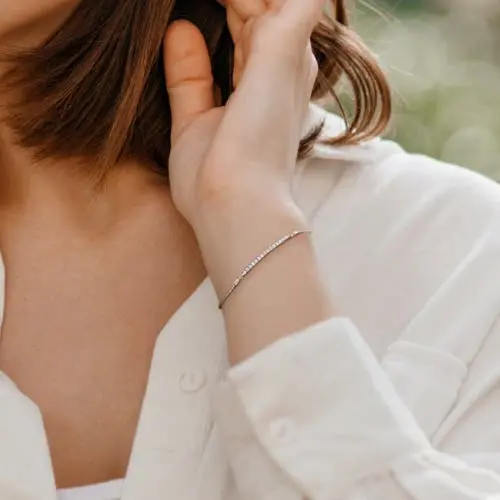 JULIANNA B. Diamond Bolo Bracelet 14k