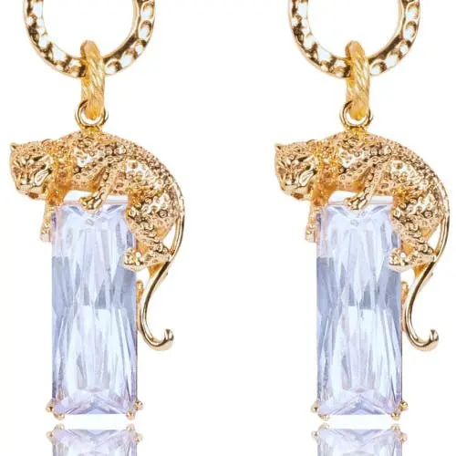 LUNAVERSOUL Spirit Animal Jaguar Earrings