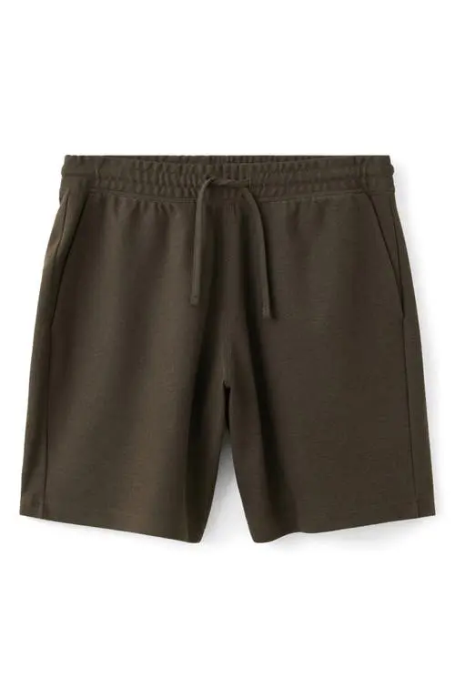 Mango Textured Drawstring Bermuda Shorts