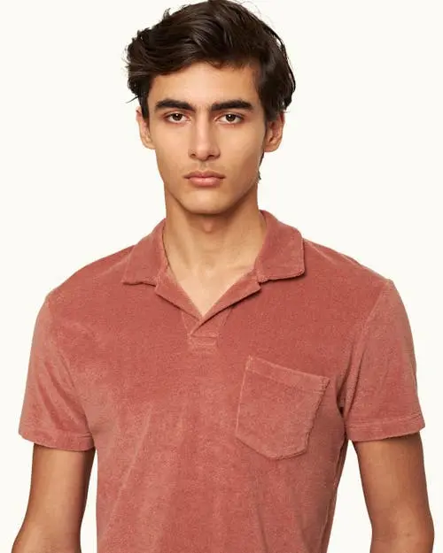 Orlebar Brown Terry Towelling Tailored-fit Polo Shirt