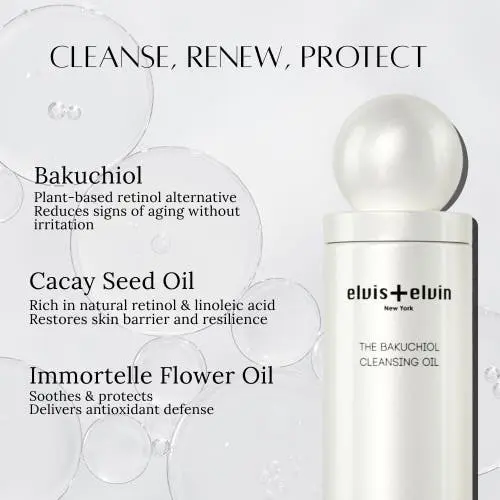 ELVIS+ELVIN Bakuchiol Cleansing Oil