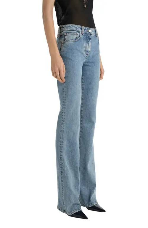 Balmain Straight-leg Faded Denim Jeans