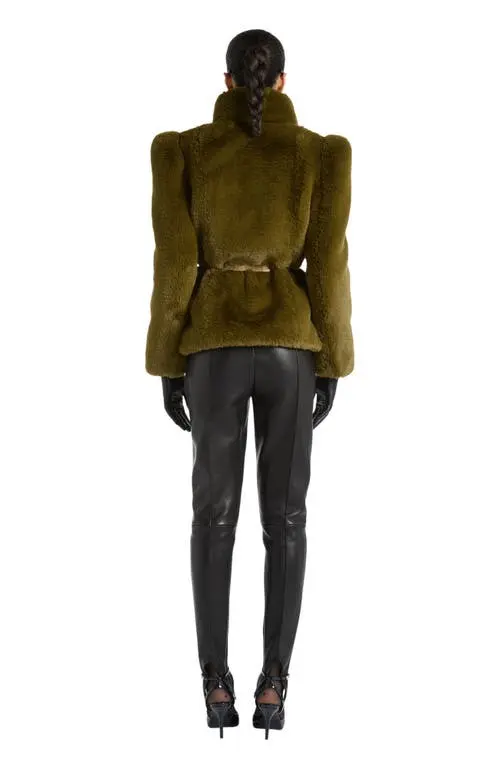 Balmain Lambskin Trousers With Stirrup