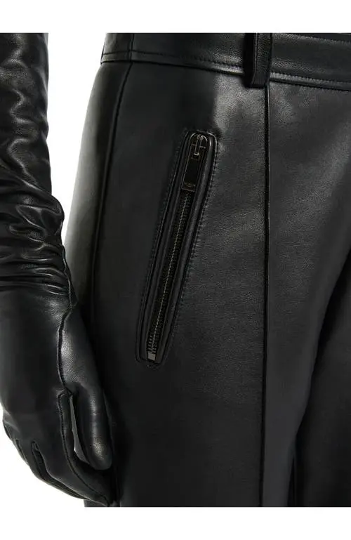 Balmain Lambskin Trousers With Stirrup