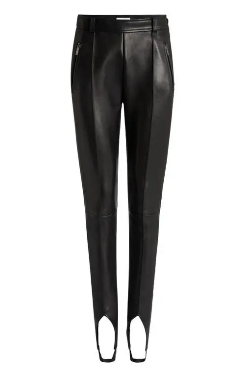 Balmain Lambskin Trousers With Stirrup