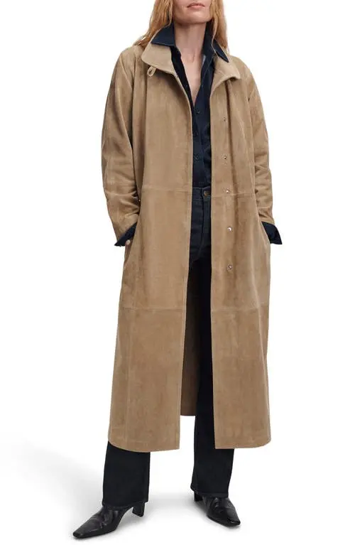 Rag & Bone Marlene Suede Trench Coat