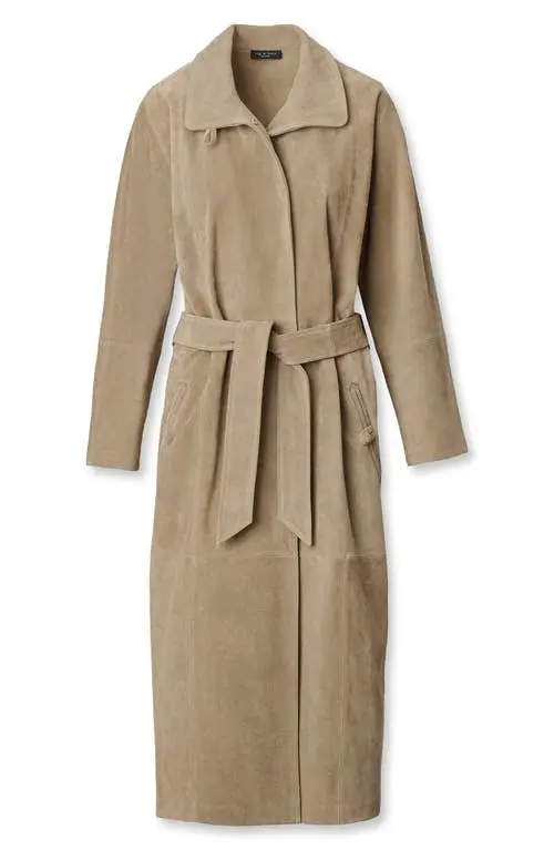 Rag & Bone Marlene Suede Trench Coat