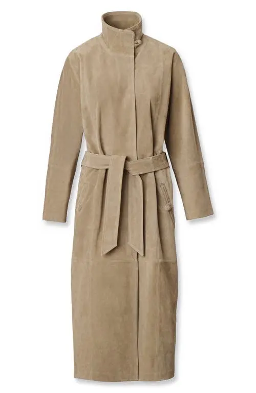 Rag & Bone Marlene Suede Trench Coat