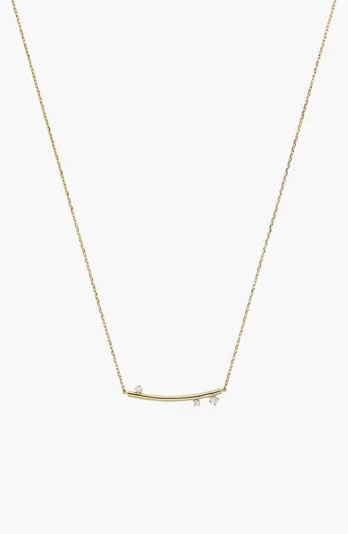 Mejuri Celeste Diamond Horizon Necklace